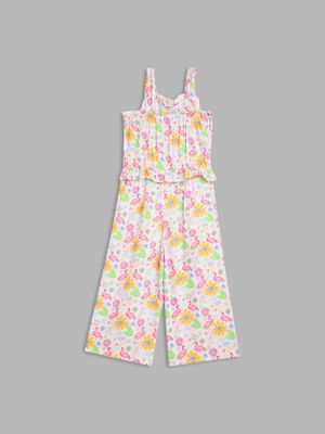 Buy Elle Kids Girls Multi Printed Jumpsuit Online