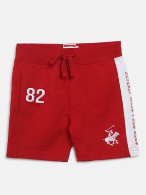 Buy Beverly Hills Polo Club Sliced in Three Active Shorts - Red Online