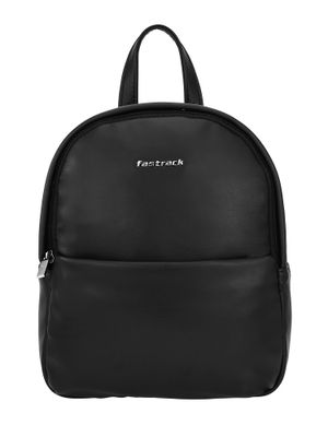 Buy Fastrack Jet Black Spacious Casual Backpack for Women Online