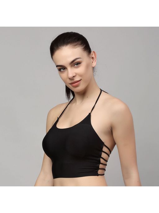 backless halter bralette