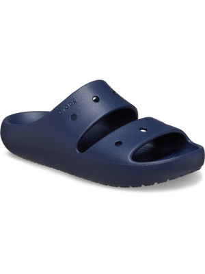 Buy Crocs Unisex CLASSIC Navy Blue Sliders (UK 7) Online