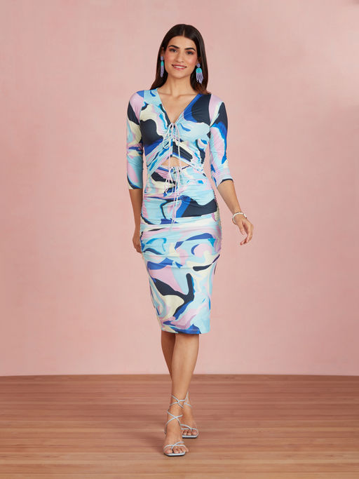 abstract pattern dresses