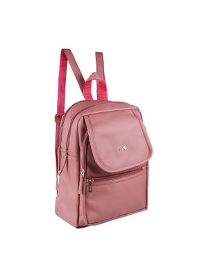 Buy Metro Solid-Plain Peach Backpacks Online