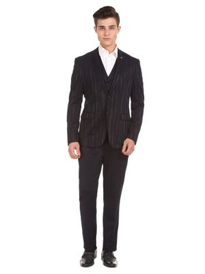 Arrow Suits : Buy Arrow Black Slim Fit Three Piece Suit (set Of 3 ...