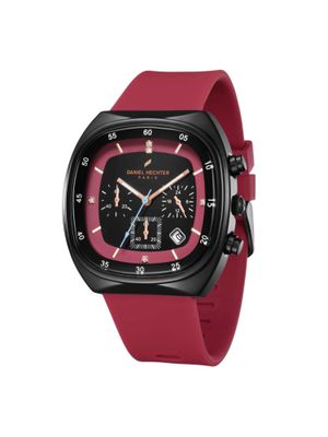 Buy Daniel Hechter Men Paris Bercy Red Dial Analog Watch - DHM1001 (M ...
