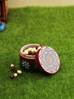 Buy AAPNO RAJASTHAN Cylindrical Storage Box Online