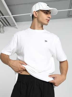 Buy Puma Downtown Badge Mens White T-Shirt Online