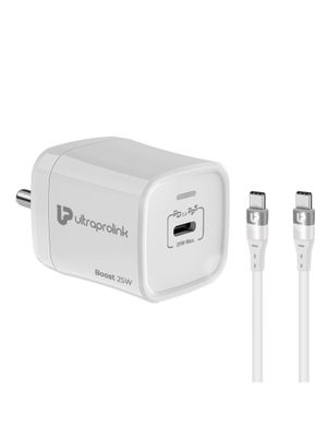 Buy UltraProlink 25W PD-PPS Charger with Type C Port with PD Cable Online