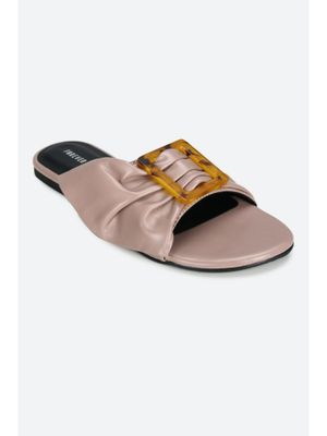 Buy Forever 21 Solid Pink Flats Online