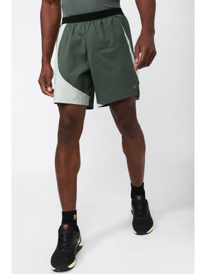 Buy Reebok Mens Green Running Shorts Online