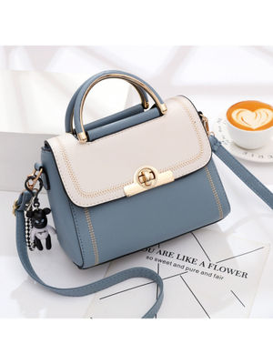 Buy Angeline Blue Dual Color Sling Bag Online