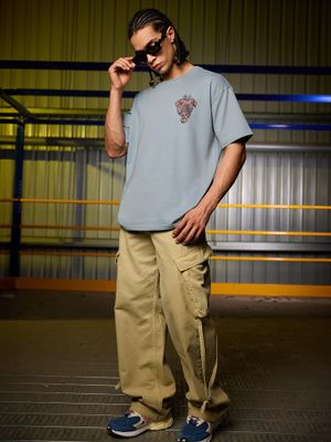 Buy The Souled Store Official Deadpool Dogpool Oversized T-shirt (XXS ...