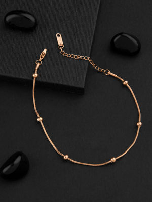 Buy E2O Rose Gold-Plated Anklets Online
