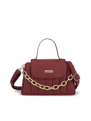 Buy Fastrack Women Maroon Sling Bag Online