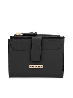 Buy Fastrack Black Solid Wallet Online