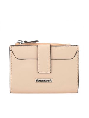 Buy Fastrack Beige Solid Wallet Online