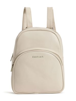 Buy Fastrack Pearl White College Backpack Bag for Women Online