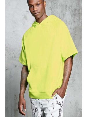 Buy Forever 21 Yellow Solid Hoodies Online