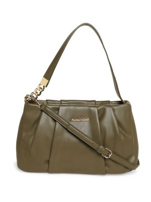 Buy Marina Galanti Olive Color Soft PU Material Medium Size Baguette ...