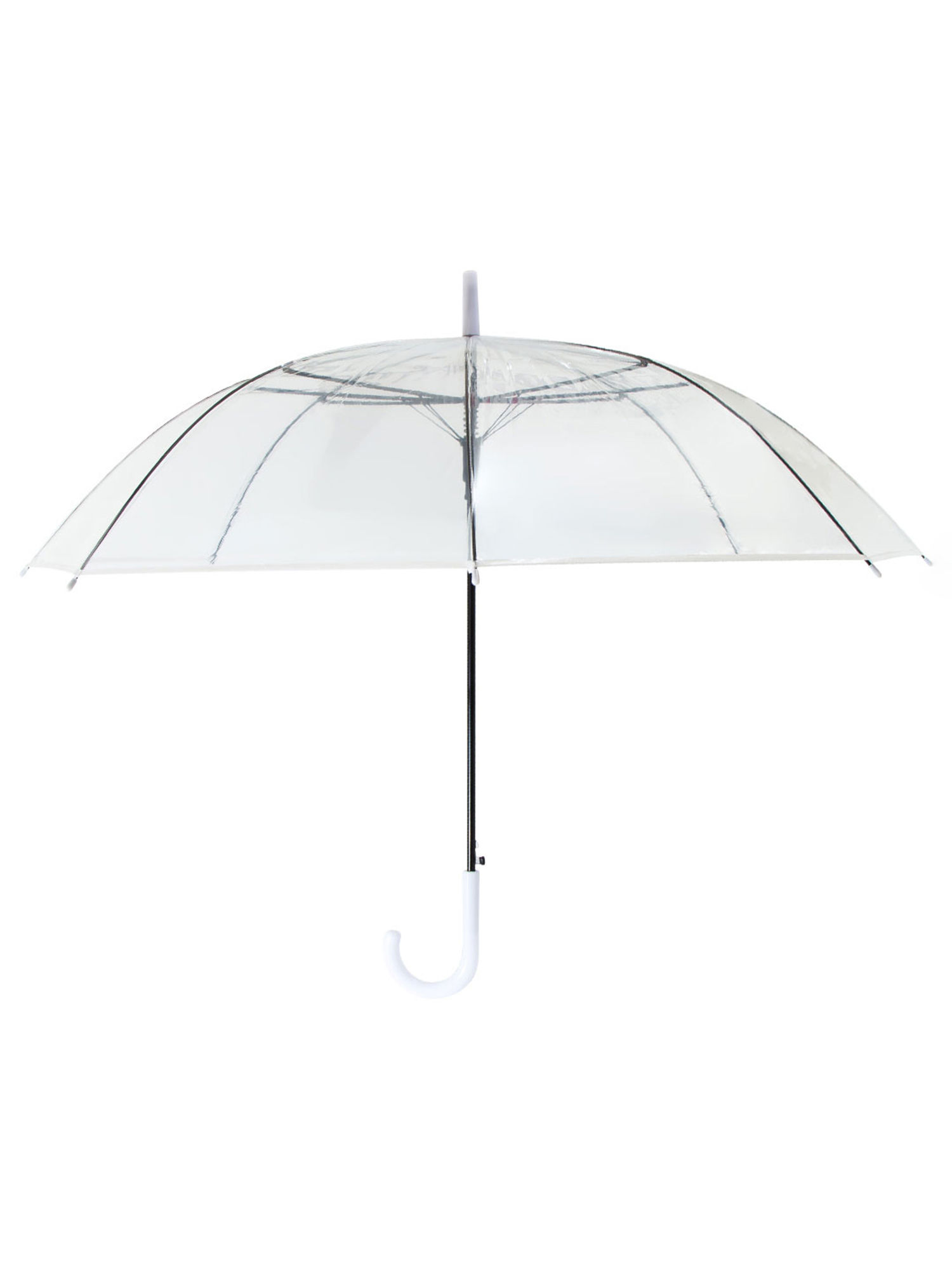 Buy Pipa Bella by Nykaa Fashion White Plain Transparent Umbrella Online