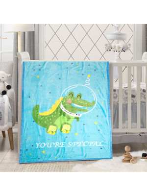Baby Moo Bedding : Buy Baby Moo You Are Special Crocodile Blue Two-Ply ...