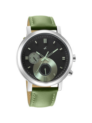 Buy Fastrack Tick Tock 1.0 3287Sl03 Black Dial Multifunction Watch For ...