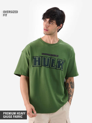 Buy The Souled Store Official Hulk Gamma Fury Oversized T-Shirt Online