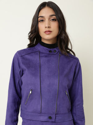 Buy RAREISM Everlee Purple Jacket Online