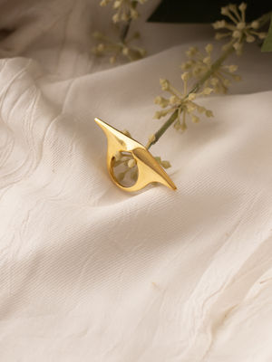 Buy Perfectly Average Spike Ring | 18K Gold Plated Jewellery For Women ...