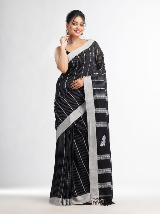 fish border saree