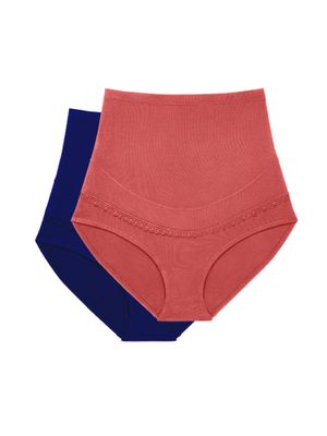 Buy BLOSSOM Preggy Panty Multi-Color (Pack of 2) (L) Online