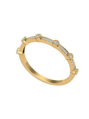 Buy Raf The Label Fine Jewellery 14k Gold Diamond Station Ring Online