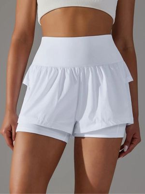 Buy STEEZY Glide Grip White Training Shorts (XS) Online