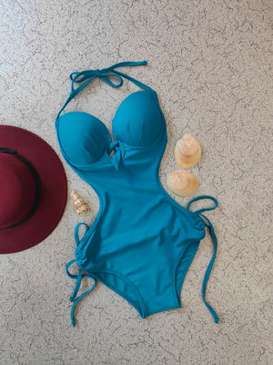 Buy Addery Turquoise Sultry Strands Monokini Online