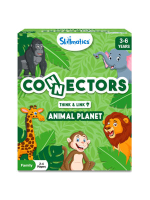 Buy Skillmatics Educational Tabletop Game Connectors Animal Planet Game ...