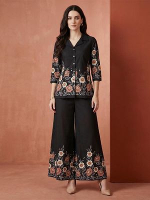 Buy Globus Cotton Three Fourth Sleeves Co Ord Set (S) Online