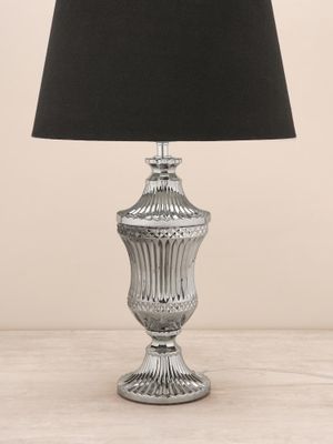 Buy Pure Home + Living Silver Trophy Shaped Glass Table Lamp Stand Online