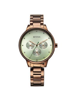 Buy Titan Women Razzle Dazzle Pink Dial Stainless Steel Watch ...