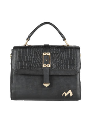 Metro Handbags : Buy Metro Black Solid Handbag Online | Nykaa Fashion.