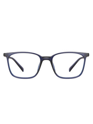 Buy Lenskart Blu Blue Square Medium Blue Cut Anti-Glare Zero Power ...