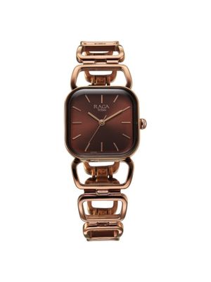 Buy Titan Women Raga Ascend Brown Dial Brass Watch - 2697QM02 (M) Online