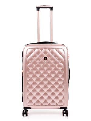 Buy it luggage Fashionista Glossy Rose Gold Medium 24 Inches Expandable ...