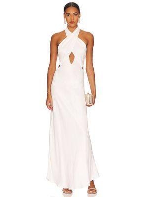 Buy Bardot Wyn Satin Halter Dress (Aus 10/US 6) Online