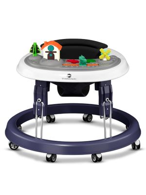 Buy StarAndDaisy Navy Blue Baby Walker With 360degree Rotational Wheels ...