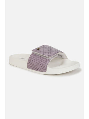 Buy Van Heusen Women Purple Sliders Online