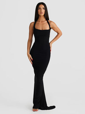 Buy Miakee Magnolia Black Maxi Dress Online