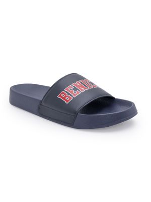 Buy Red Tape Men Printed Navy Sliders Online