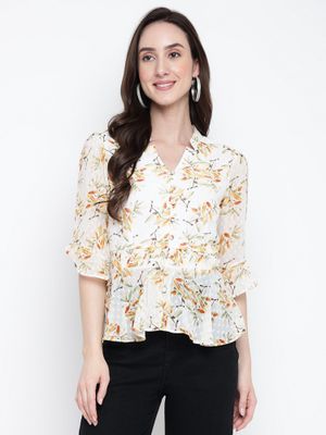 Buy Latin Quarters Multicolour Printed Polyester Top Online