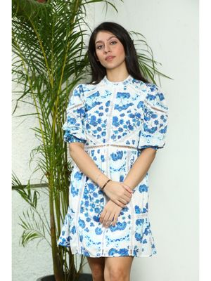 Buy 1101 - Eleven.O.One Rosemary Mini Dress With Lace Cut-out Details ...