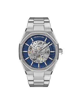 Buy Quantum Q Master Automatic Blue Round Dial Mens Watch - Qmg998.390 ...